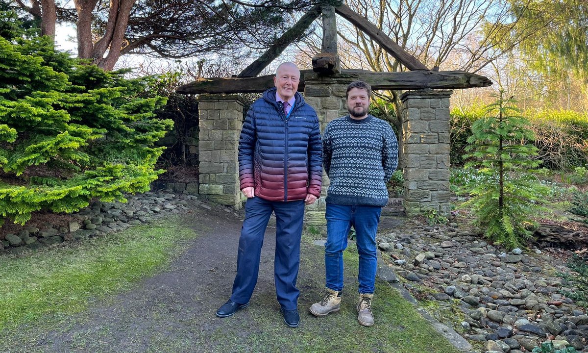 Historic arbour restored at York Gate Garden as Snowdrop event kicks ...